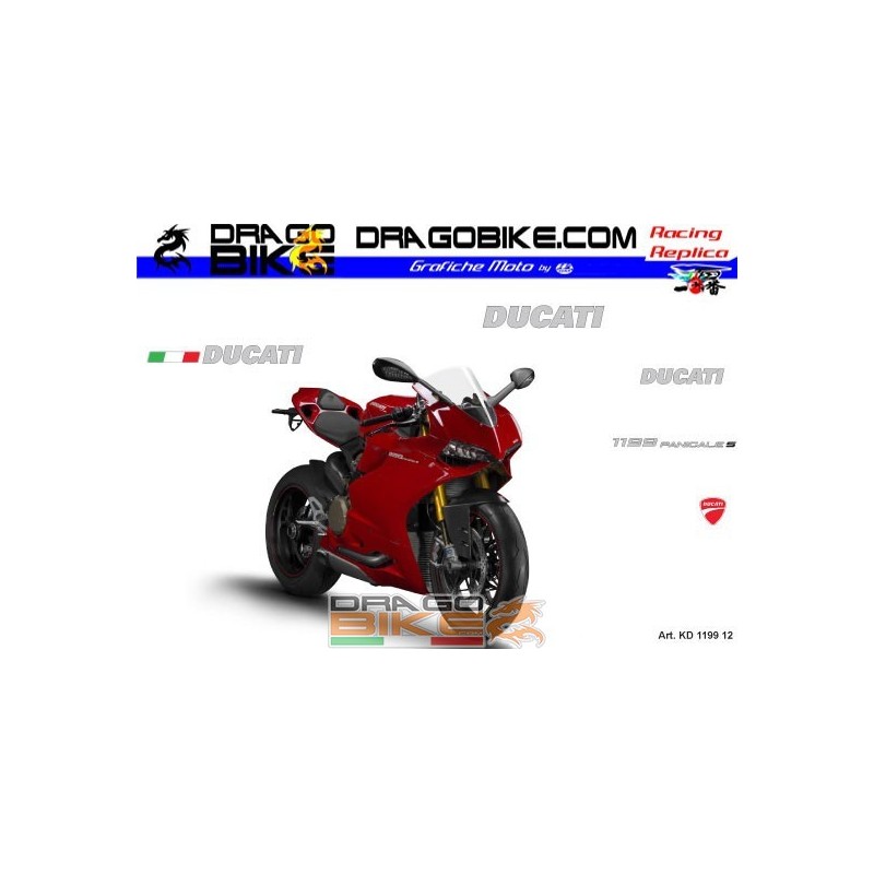 Stickers Kit Ducati 1199 Panigale 2012