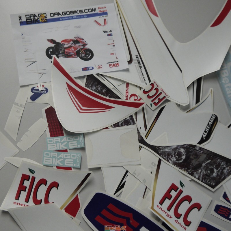 Motorbike Stickers Kit Ducati SBK Alstare 2013 ( Exclusively for 1199 ...
