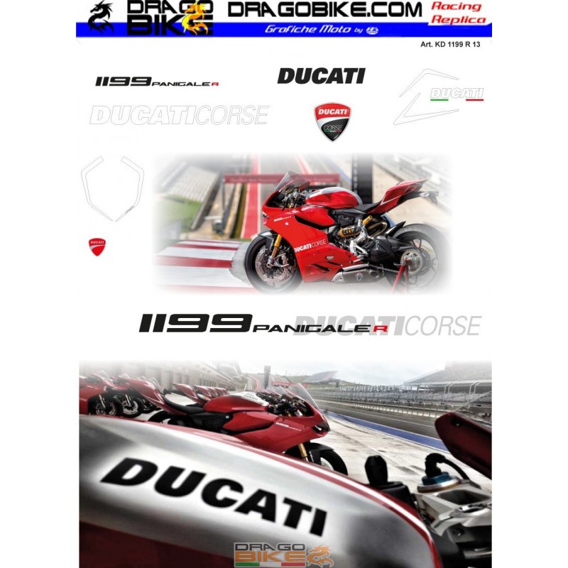 Motorbike Stickers Kit Original Ducati 1199 Panigale