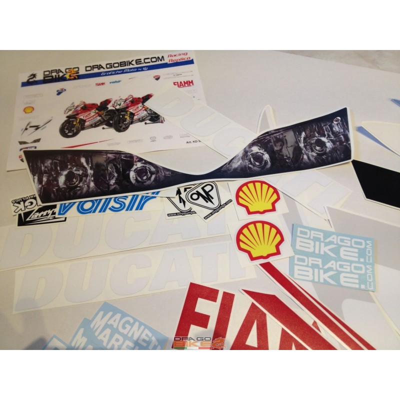 Motorbike Stickers Kit Ducati SBK 2014