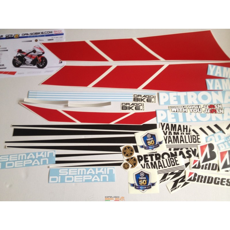 Motorbike Stickers Yamaha MotoGp 2011 WGP