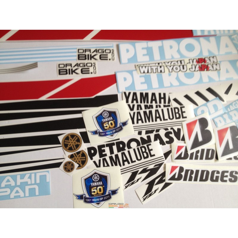 Motorbike Stickers Yamaha MotoGp 2011 WGP