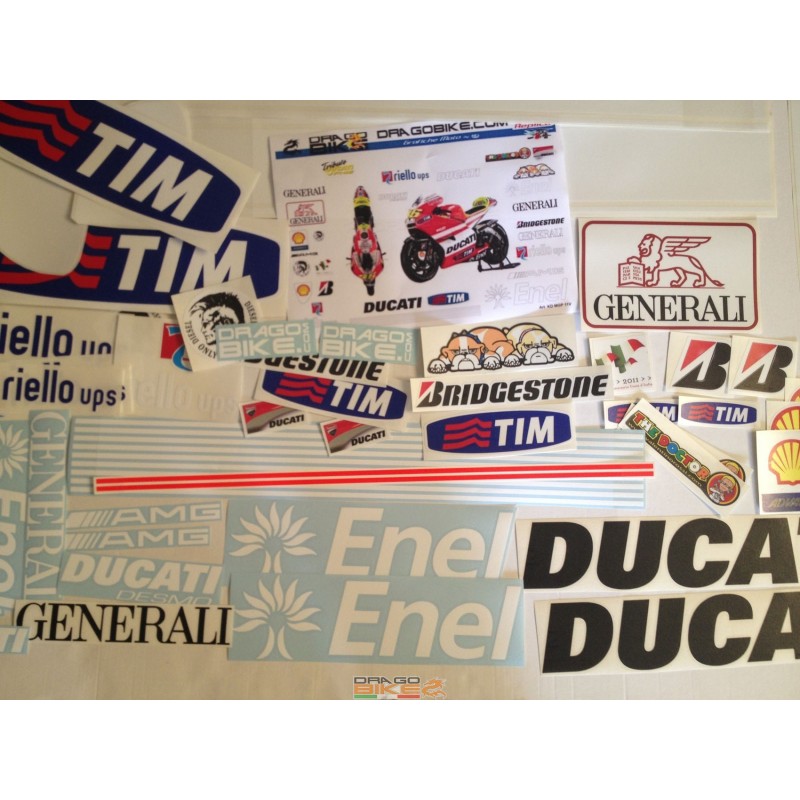 Motorbike Stickers Kit Ducati MotoGP 2011 Valentino Rossi