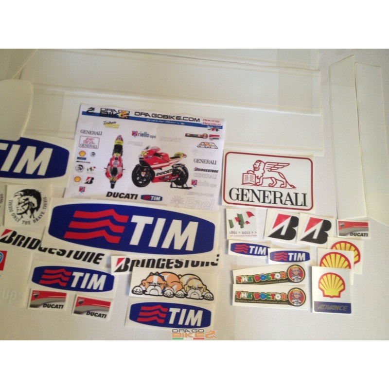 Motorbike Stickers Kit Ducati MotoGP 2011 Valentino Rossi