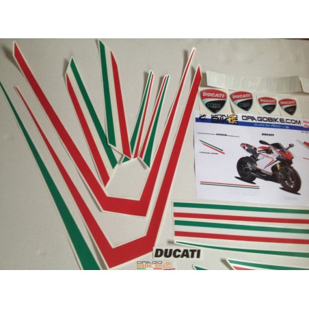 Motorbike Stickers Kit Ducati 1199 Panigale Tricolore 2013