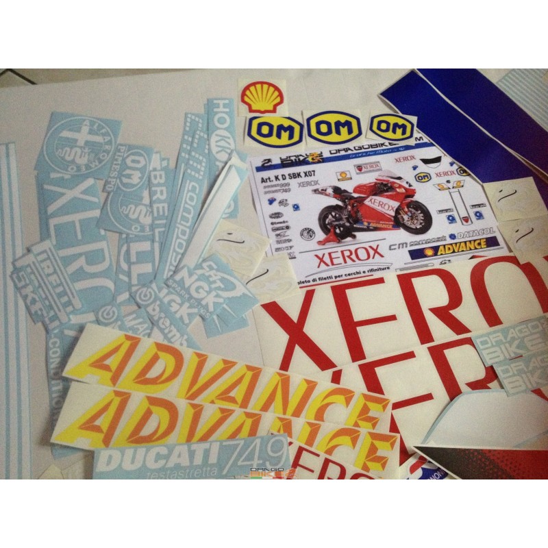 Stickers Kit Ducati Superbike Xerox 2007