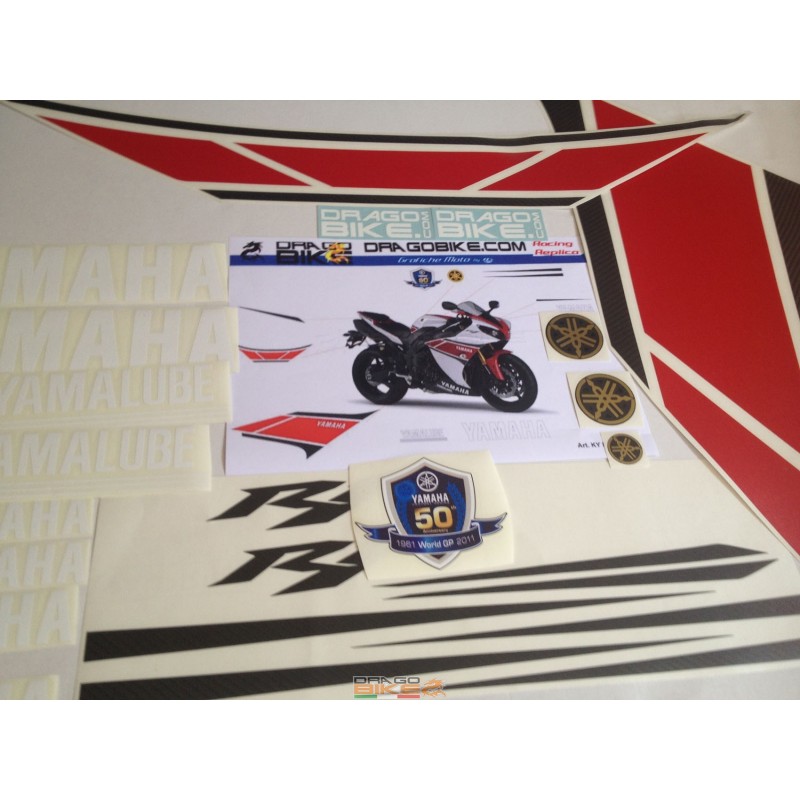 Stickers Kit Yamaha R1 WGP 50th Anniversary