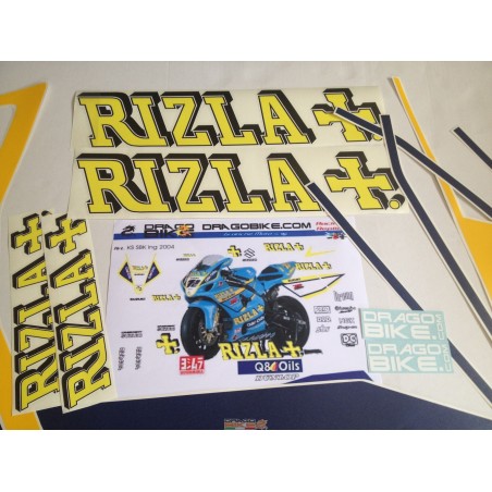 Motorcycles Stickers Kit Suzuki Rizla+ 2004 UK