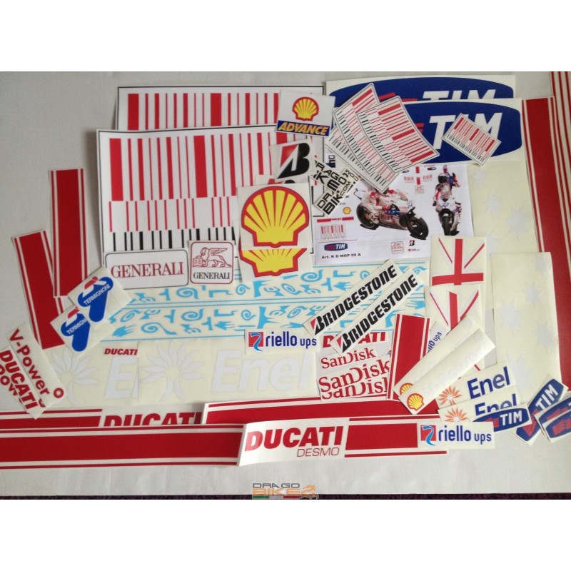 Motorbike Stickers Kit Ducati MotoGP 2009 Australia