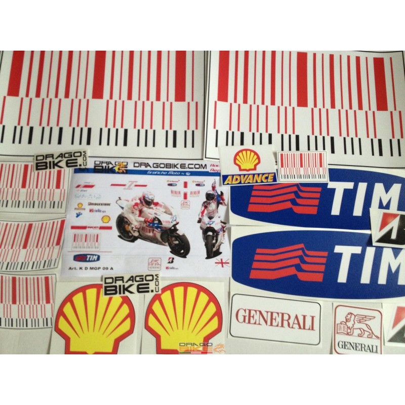 Motorbike Stickers Kit Ducati MotoGP 2009 Australia