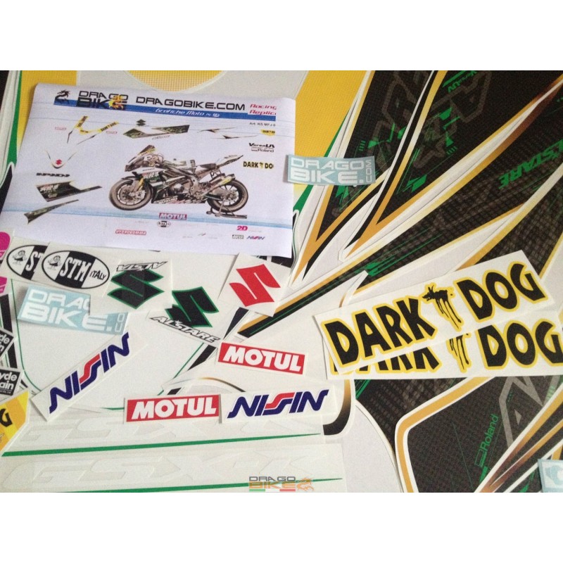 Motorbike Stickers Kit Suzuki SBK KS MFJ 00