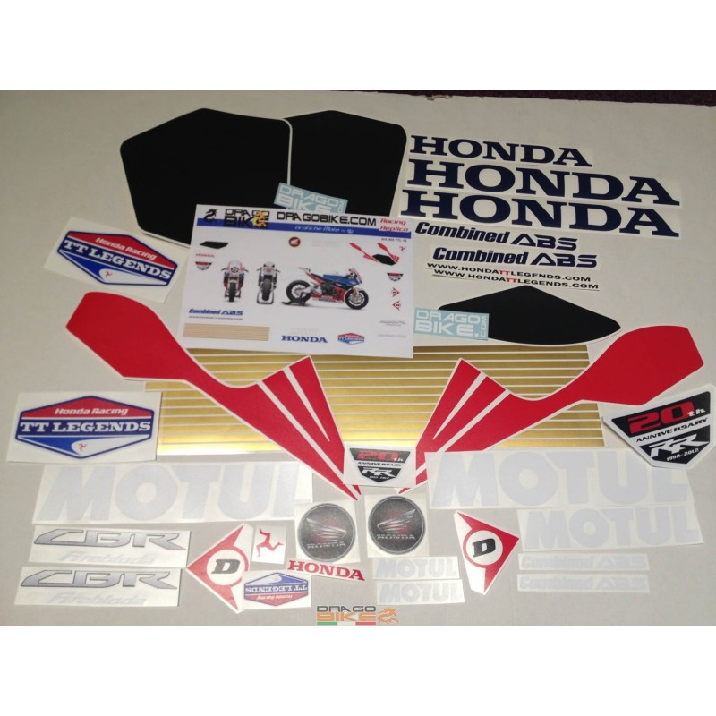Motorbike Stickers Kit Honda TT-Legends 2012