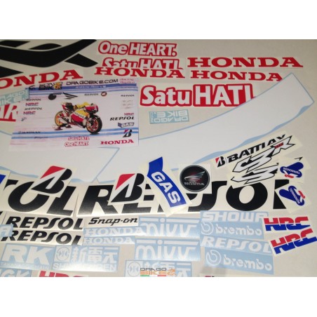 Motorbike Stickers Kit Honda MotoGP REPSOL 2012