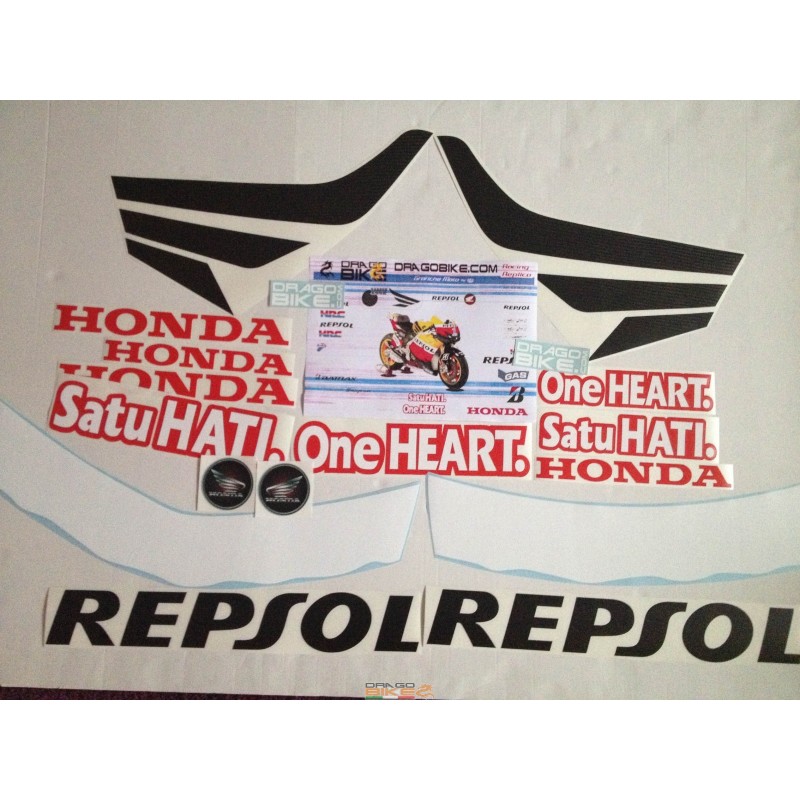 Motorbike Stickers Kit Honda MotoGP REPSOL 2012