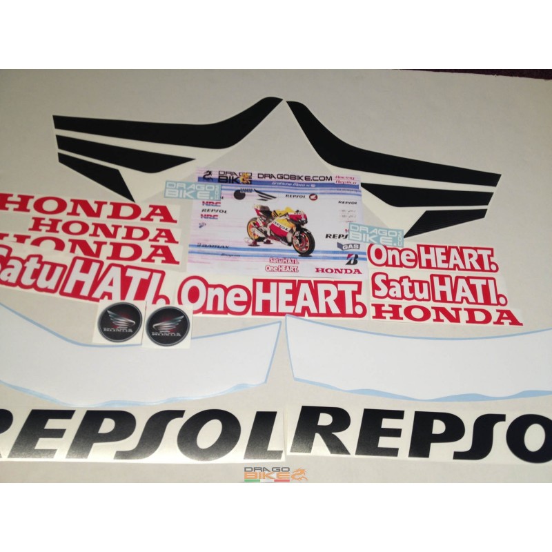 Motorbike Stickers Kit Honda MotoGP REPSOL 2012