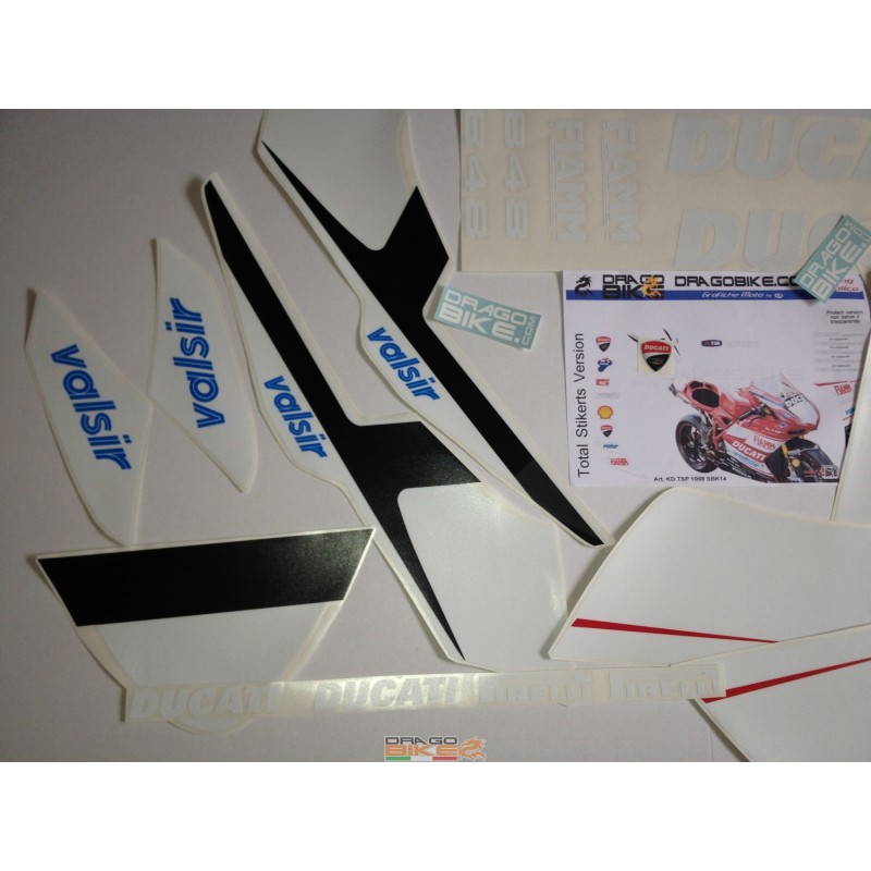 Motorbike Stickers Kit Ducati SBK 2014 Protect TSP for 848 1089 1198