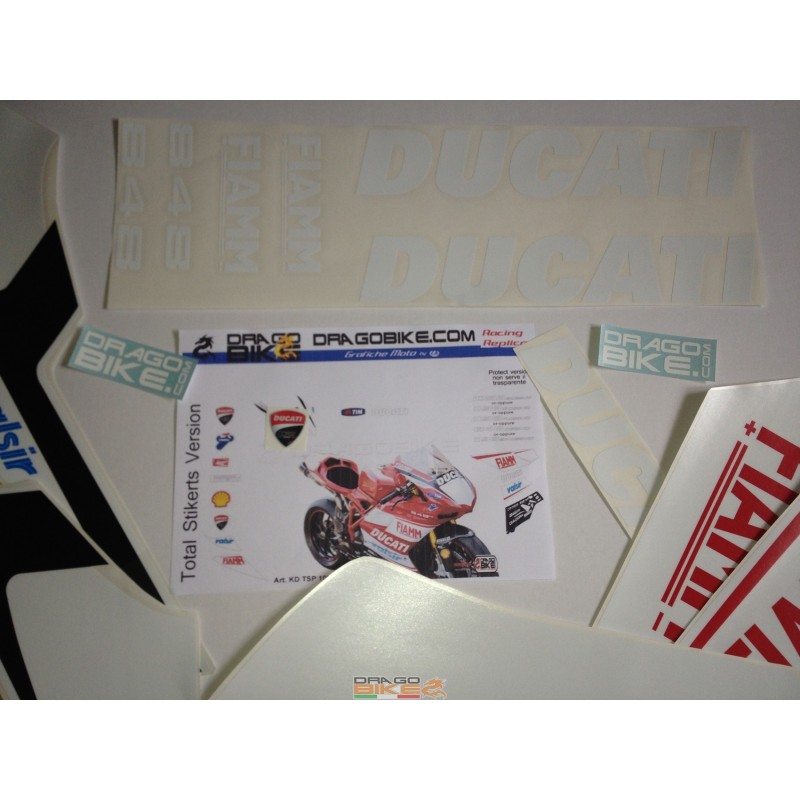 Motorbike Stickers Kit Ducati SBK 2014 Protect TSP for 848 1089 1198