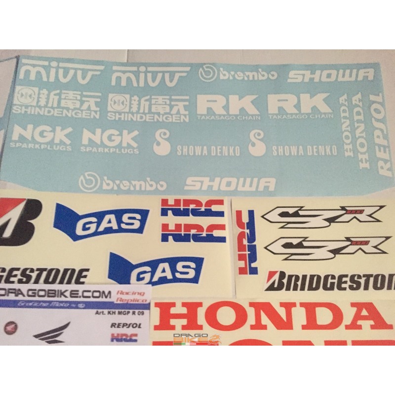 Motorbike Stickers Kit Honda MotoGP REPSOL 2009