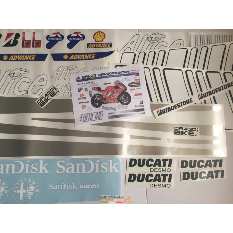 Stickers kit Ducati MotoGP 2007
