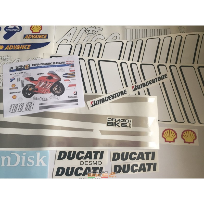 Stickers kit Ducati MotoGP 2007