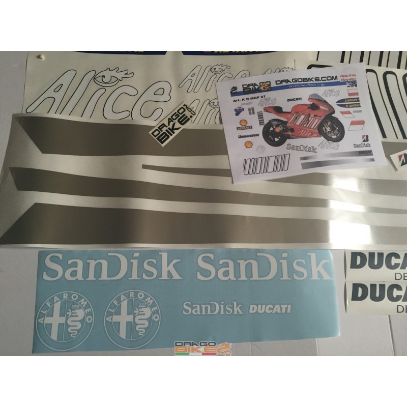 Stickers kit Ducati MotoGP 2007