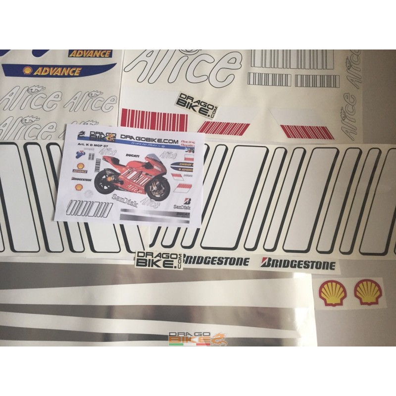 Stickers kit Ducati MotoGP 2007