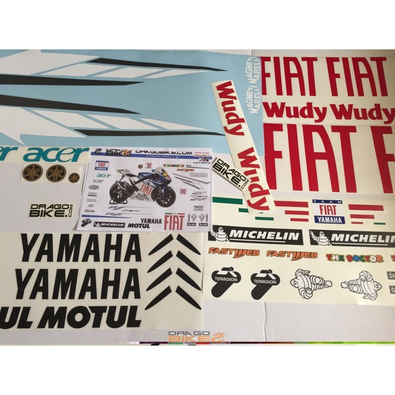 Stickers kit Yamaha MotoGp Race Replica Valentino Rossi 2007