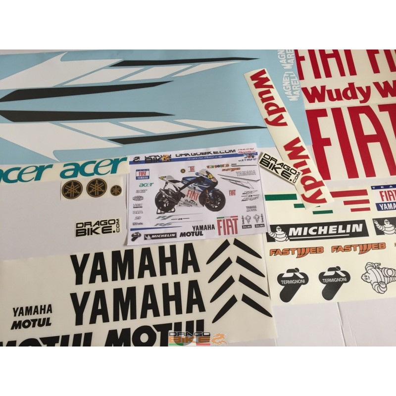 Stickers kit Yamaha MotoGp Race Replica Valentino Rossi 2007
