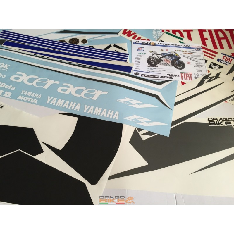 Stickers kit Yamaha MotoGp Race Replica Valentino Rossi 2007