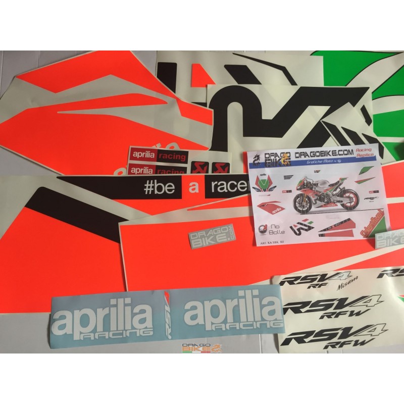 Motorbike Stickers Kit Aprilia SBK RSV4-RF 2016