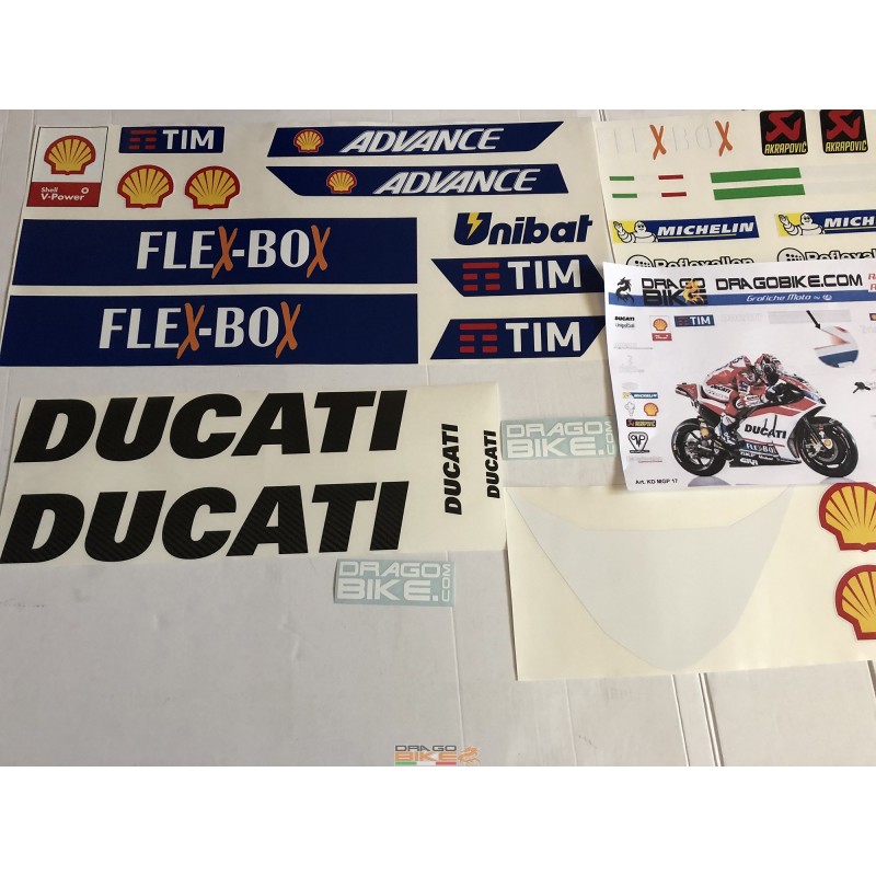 Motorbike Stickers Kit Ducati MotoGP 2017