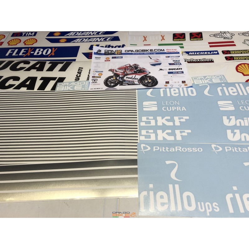 Motorbike Stickers Kit Ducati MotoGP 2017