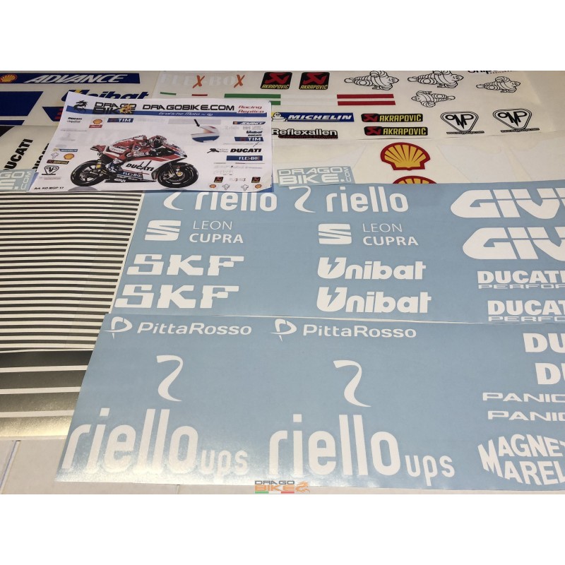 Motorbike Stickers Kit Ducati MotoGP 2017