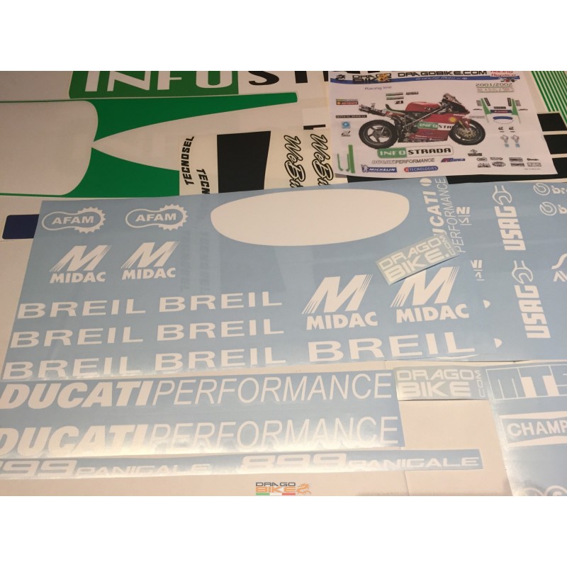 Stickers Kit Ducati 998 SBK 2001 - 2002 Infostrada