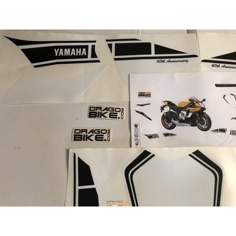 Motorbike Stickers Originali Replica Yamaha YZF R1 60th Anniversary