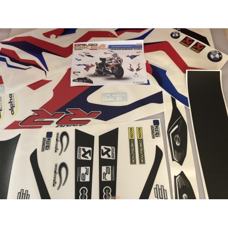 Motorbike Stickers Kit Replica BMW SBK 2019
